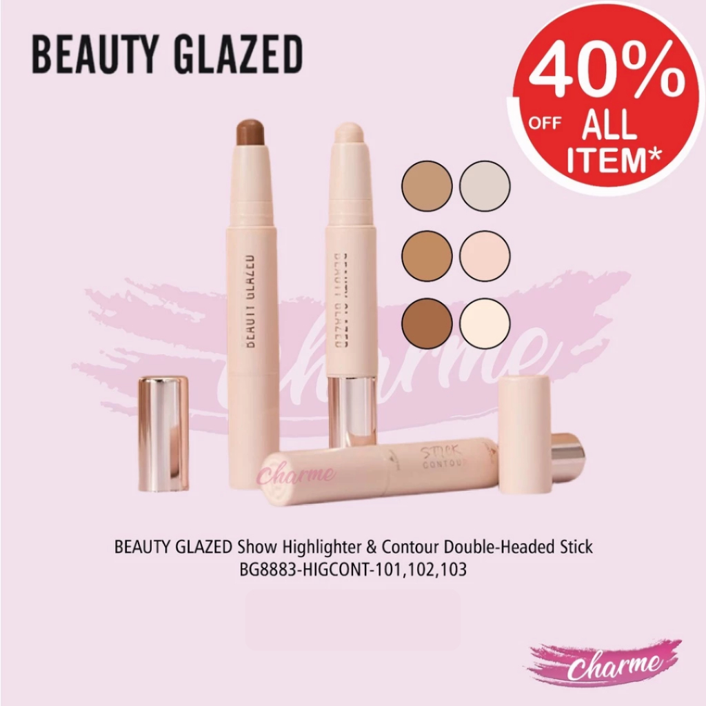 Jual (READY & ORI) Beauty Glazed Show Highlighter & Contour Double ...