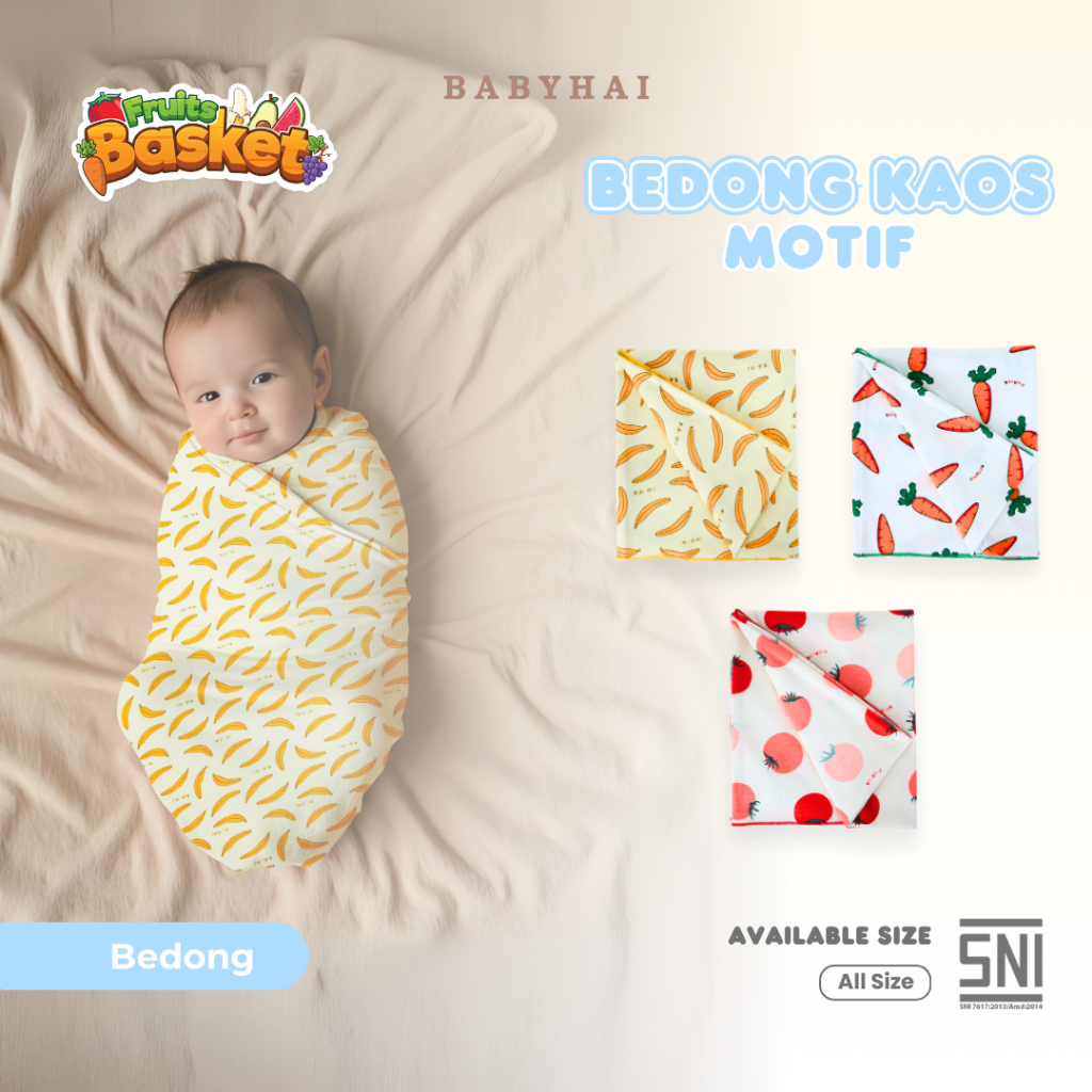 Jual Baby Hai Bedong - Bedong Kaos Motif Multifungsi dari Baby Hai ...