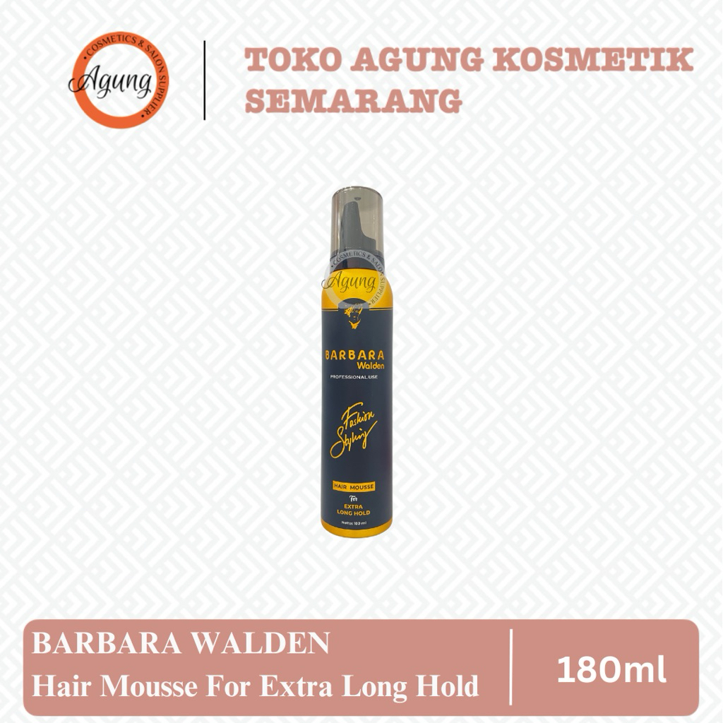 Jual [AGUNGSMG] - Barbara Foam Extra Long Hold Mousse 180 ml | Shopee ...
