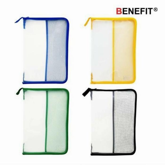 Jual Zipper Bag / Map Plastik Zipper / Map Resleting BENEFIT B-828 ...