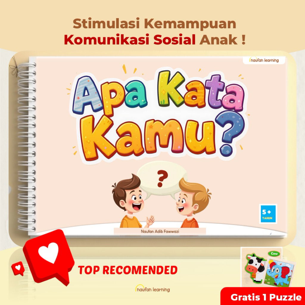 Jual Buku Stimulasi Komunikasi Sosial Anak - Apa Kata Kamu? - Buku Anak ...