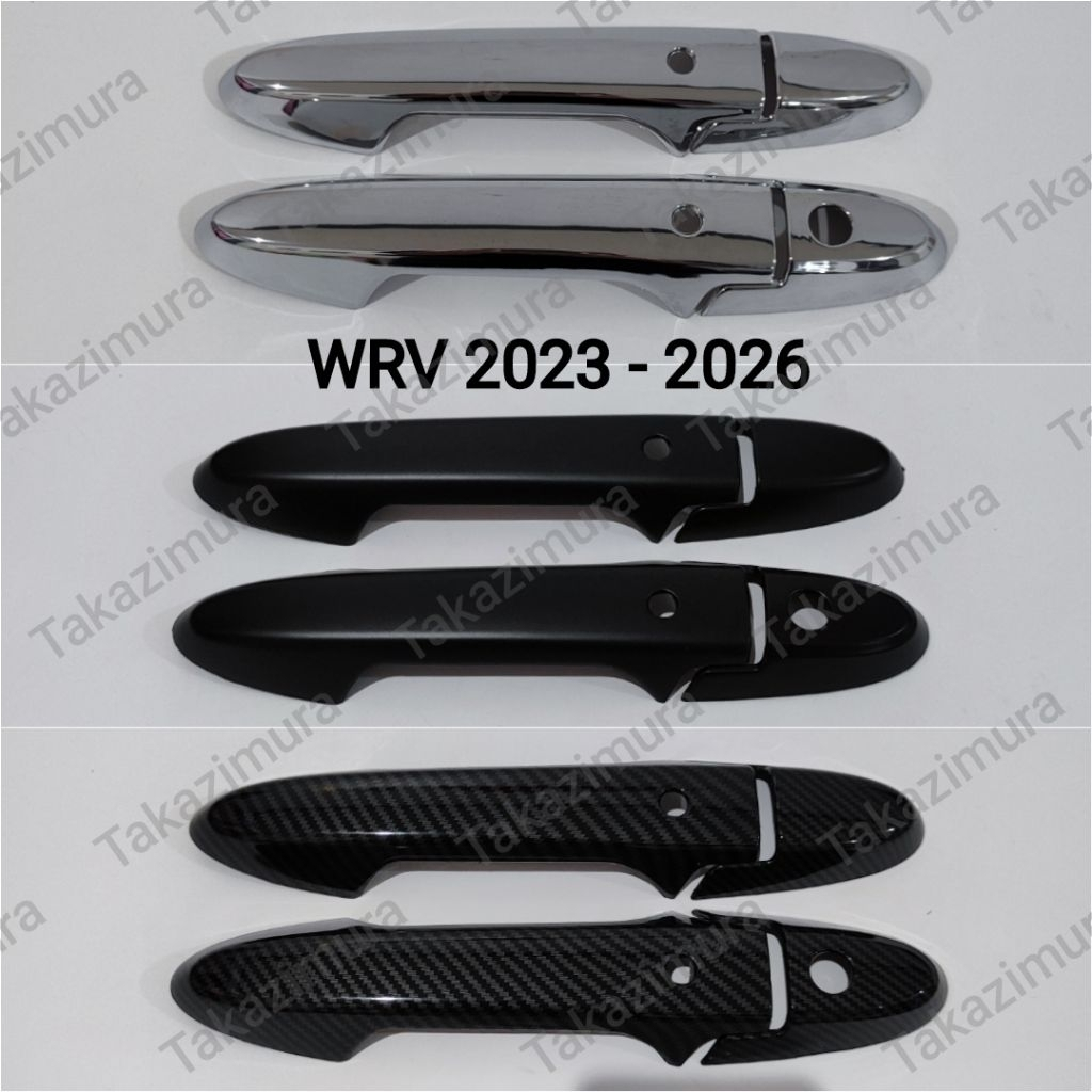 Jual COVER HANDLE PINTU HITAM CARBON CHROME MOBIL HONDA WRV 2023 2024 ...