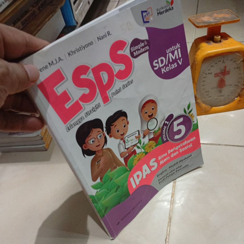 Jual ESPS IPAS Ilmu pengetahuan Alam dan Sosial SD/MI KELAS 5 VOLUME 1 ...
