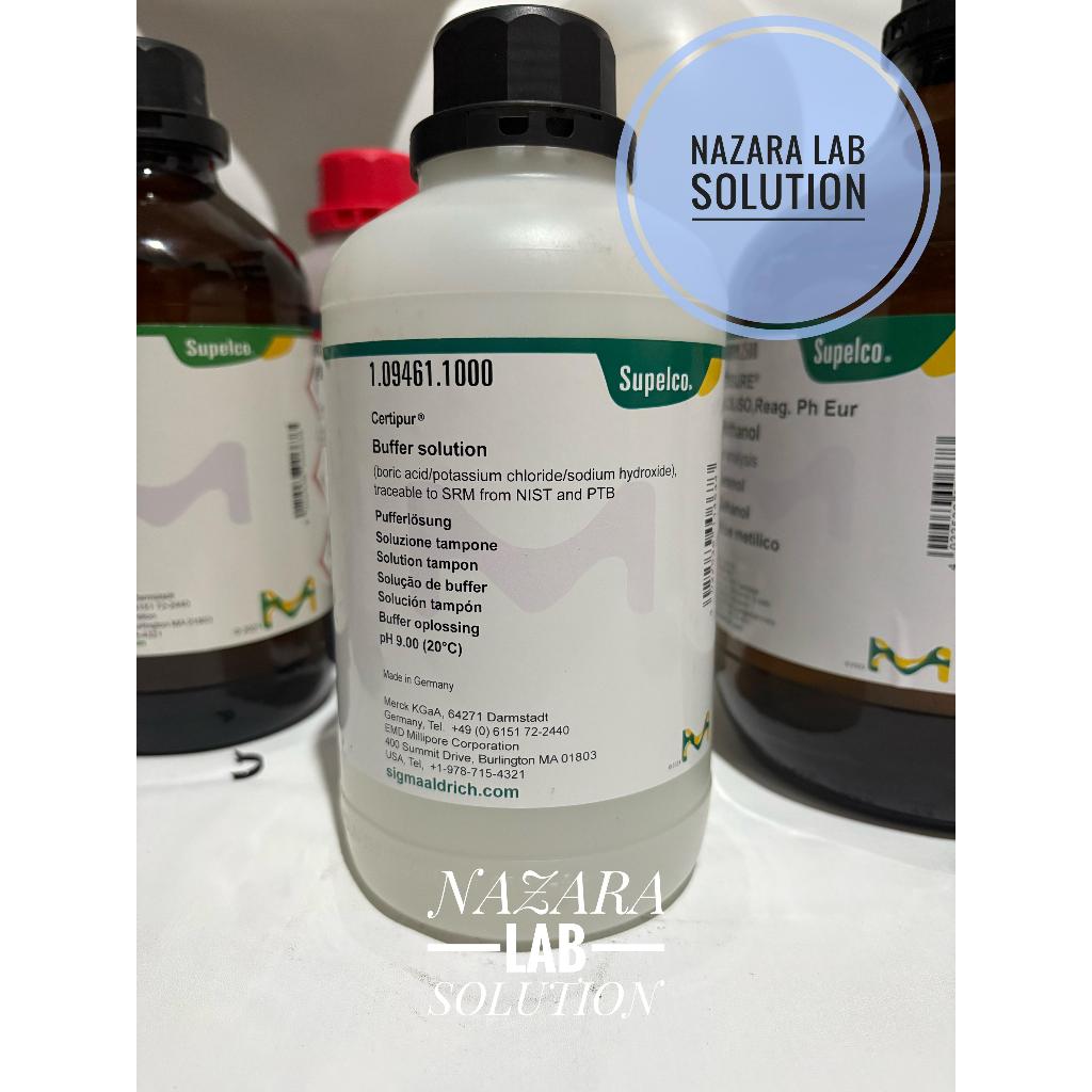 Jual BUFFER SOLUTION / LARUTAN BUFFER 100ML pH 9 MERCK 109461 REPACK ...