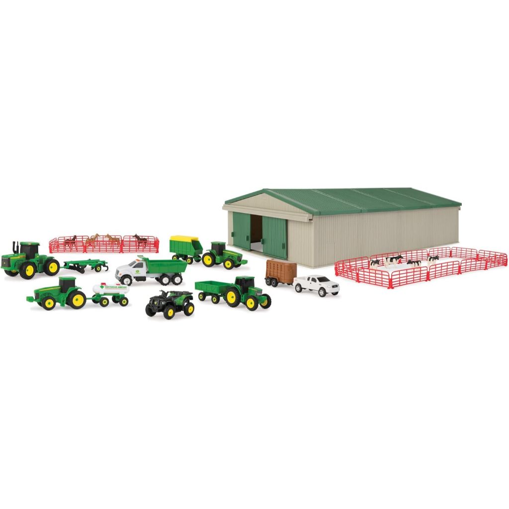 Jual ERTL John Deere Die-Cast Farm Toys Playset - 1:64 Scale - Includes ...