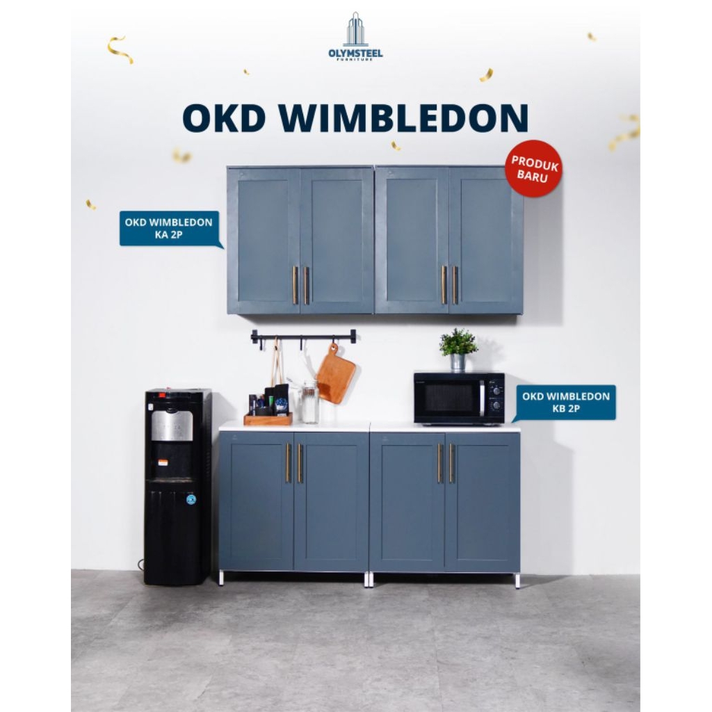 Jual KITCHEN SET ATAS BAWAH BESI OLYMSTEEL / KITCHEN SET ATAS BESI ...