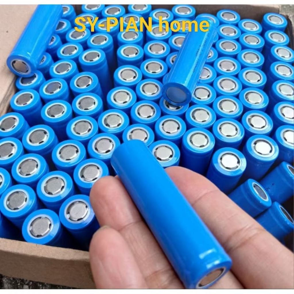 Jual Baterai Cas Polos Biru Tipe 18650 1500mAh - Baterai Senter ...