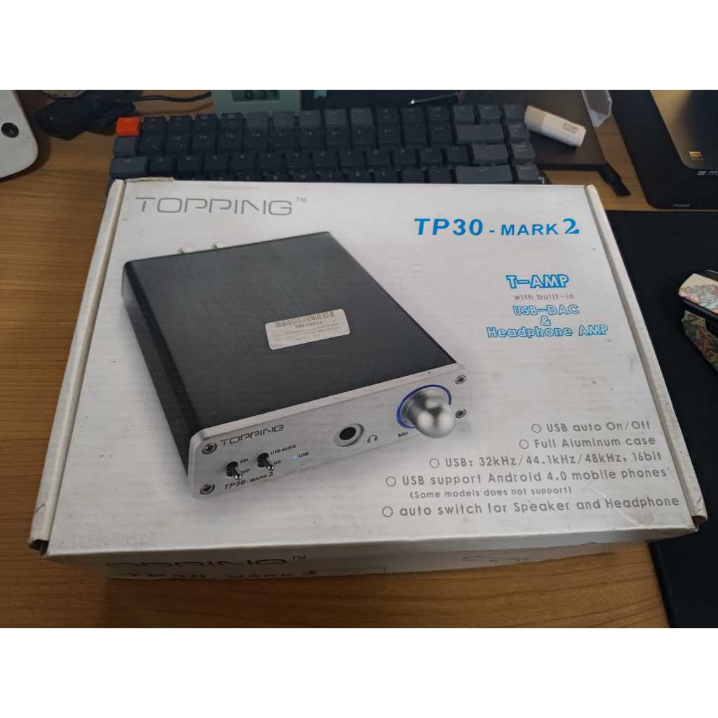 Jual Topping TP30 - Mark 2 Mini Amplifier USB DAC, Headphone Amp ...