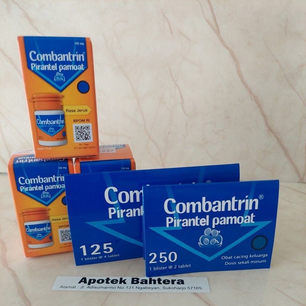 Jual Combantrin obat cacing/pirantel pamoat | Shopee Indonesia