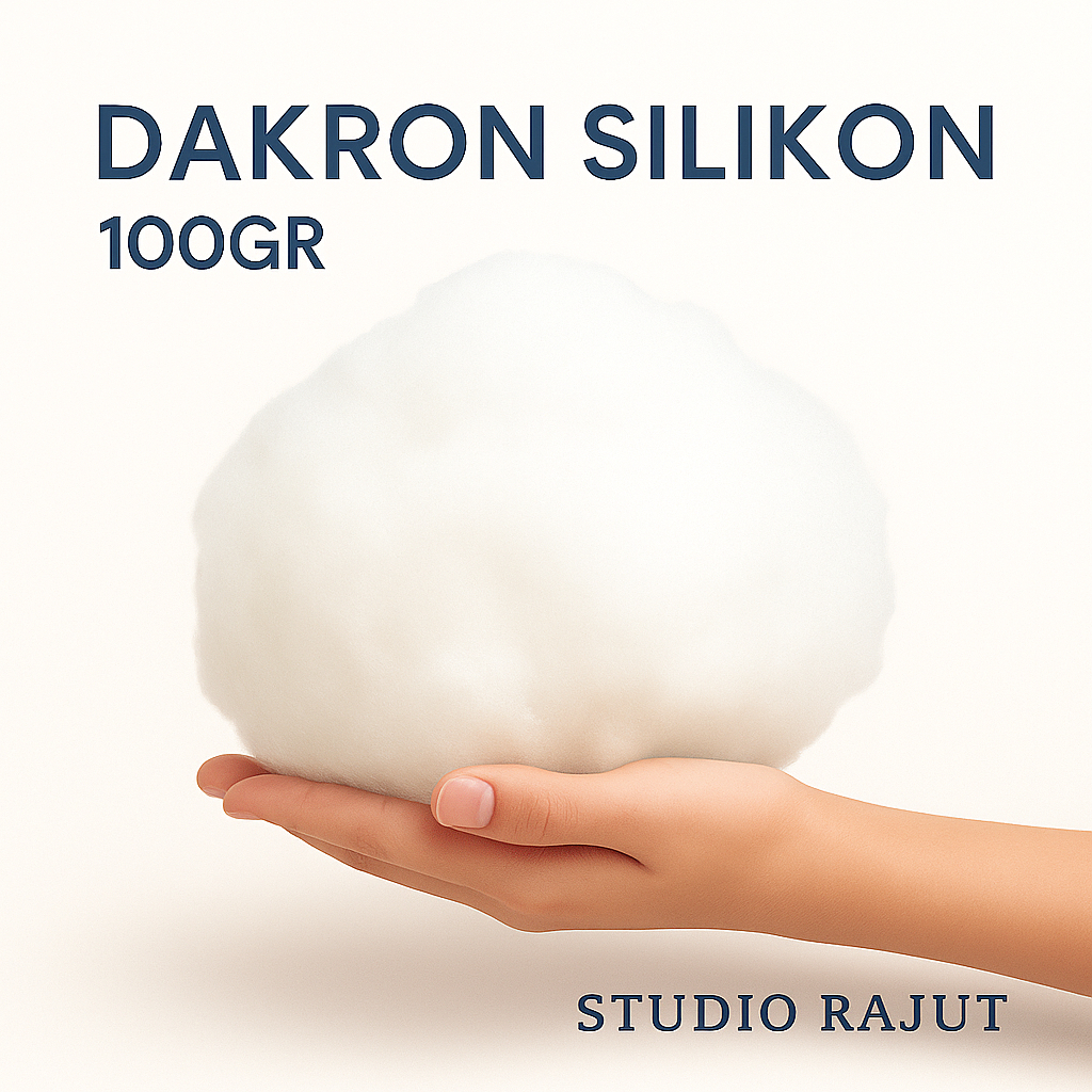 Jual STUDIO RAJUT - DAKRON KAPAS SILIKON 100GRAM | Shopee Indonesia