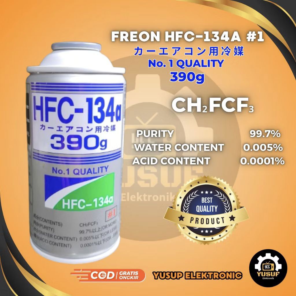 Jual TERMURAH FREON HFC 134 #1 PREON R134A / HFC 134A #1 REFRIGERANT ...