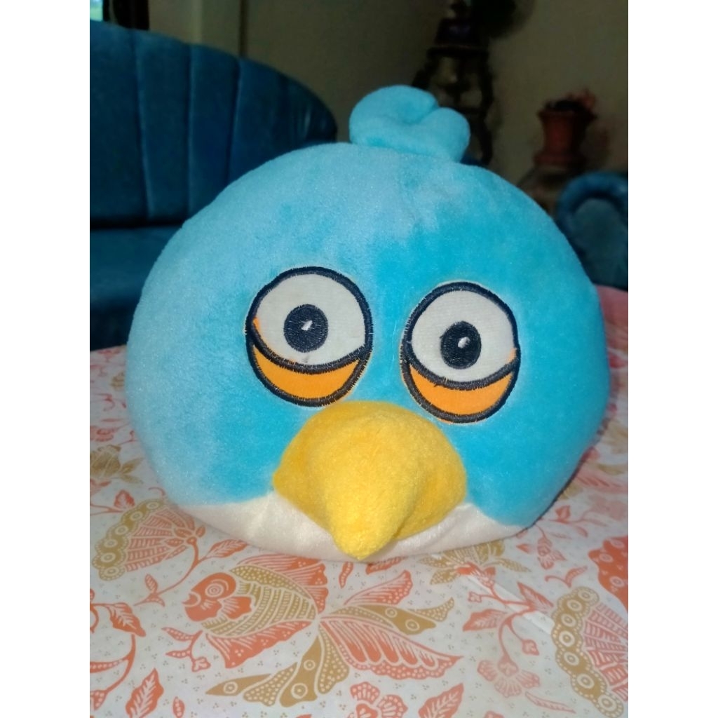 Jual Boneka Owl Burung Hantu Angry Bird Biru 20cm | Shopee Indonesia