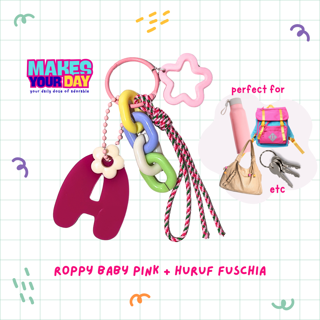 Jual Makesyourday - Roppy Rope Baby Pink Custom Ganci For Tumblr ...