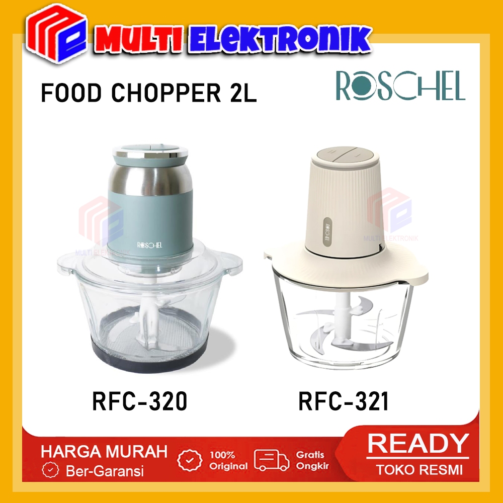 Jual Roschel Food Chopper Listrik 2 Speed With Safety Lock Food Grade ...