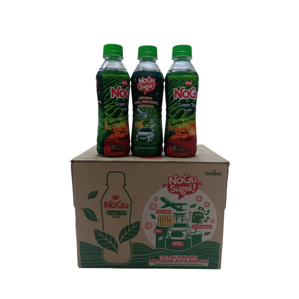 Jual NoGu Green Tea 250ml ( 1 dus isi 12 botol ) Teh Hijau Organik ...