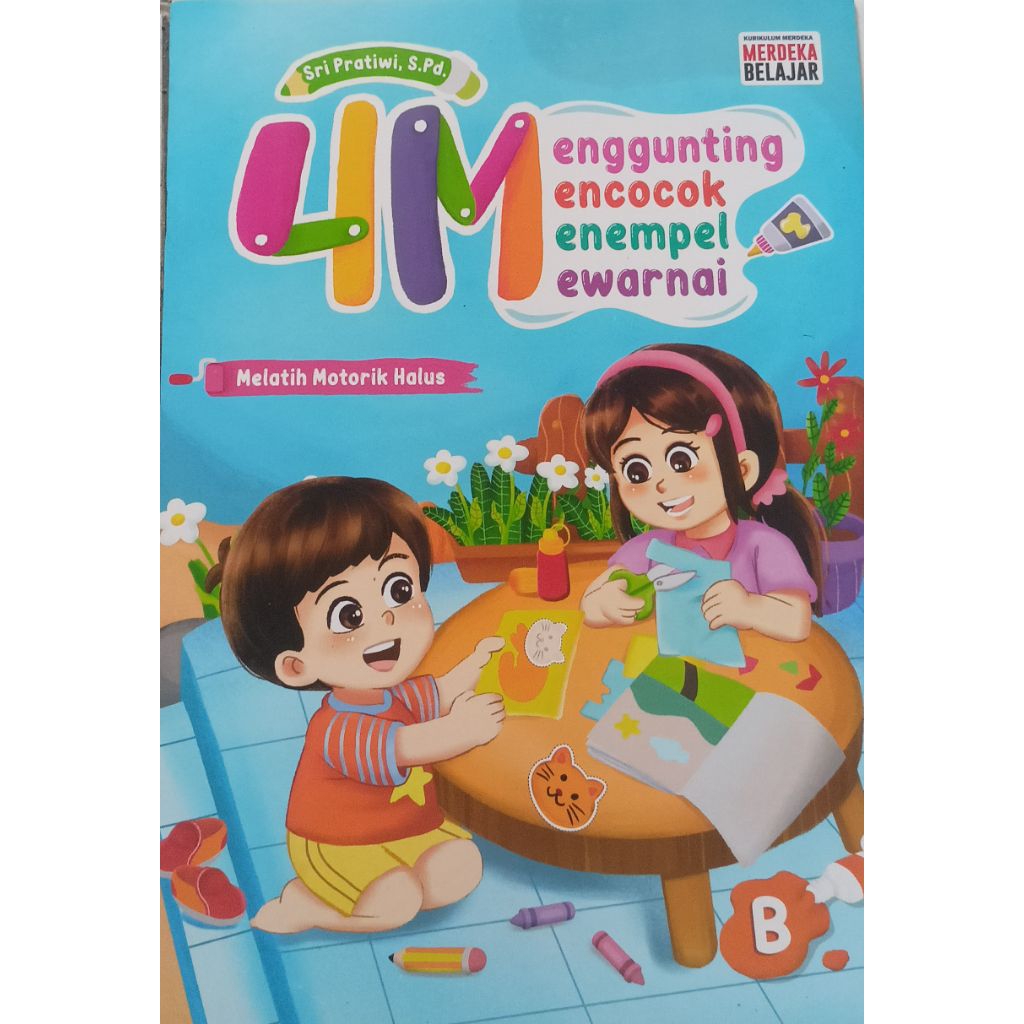 Jual Buku Menggunting ,Mencocok , Menempel Dan Mewarnai Untuk TK ...