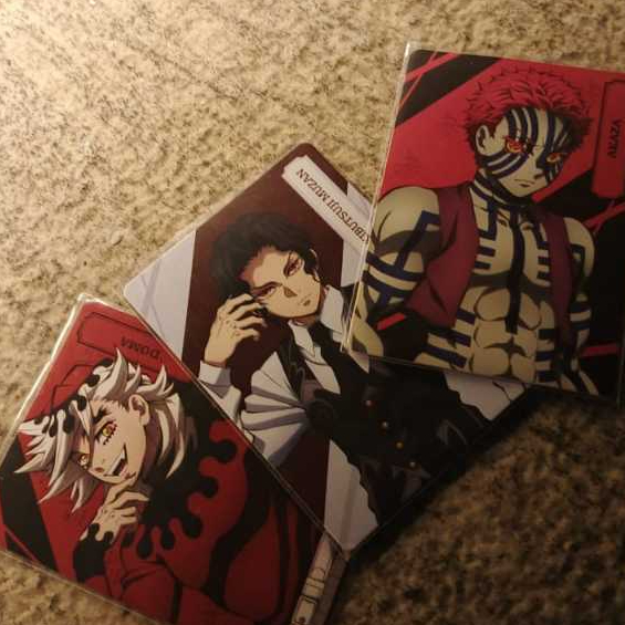 Jual [MUZAN, AKAZA, NAKIME, KOKUSHIBO] PC Demon Slayer x Family Mart ...