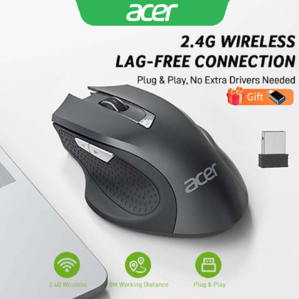 Jual Acer【COD】Bluetooth Mouse Wireless1600 DPI three-speedPortable ...