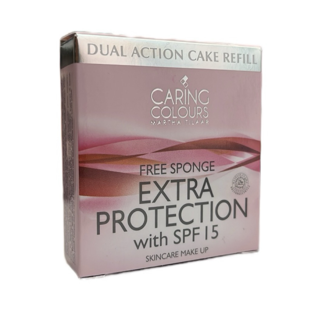 Jual CARING COLOURS Extra Protection Dual Action Cake SPF 15 14gr ...