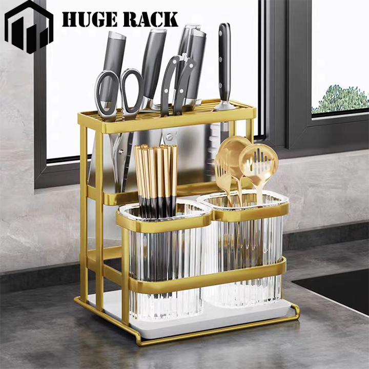 Jual Rak Dapur Stainless Steel Tempat Sumpit Dapur Tempat sendok ...