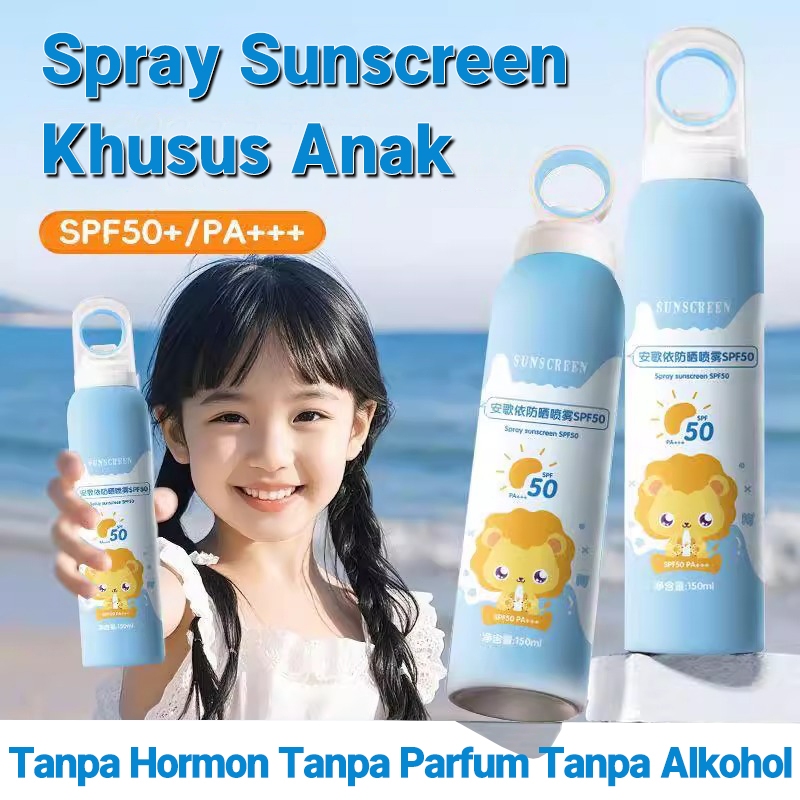 Jual Sunscreen Spray/Spray sunscreen bayi/Tabir Surya Anak150ml Tahan ...