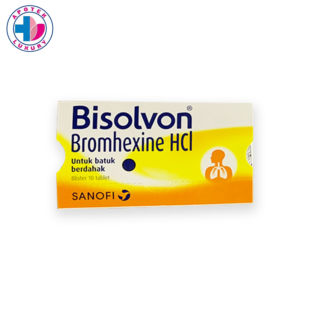Jual Bisolvon Bromhexine HCl 8 mg – 10 Tablet – Meredakan Batuk ...