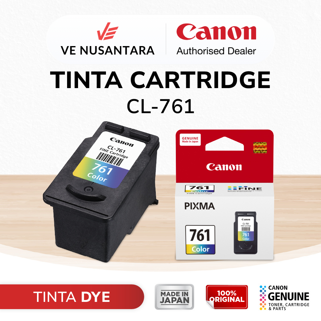 Jual Tinta Original Canon 761 Color CL-761 - Tinta Canon TS5370 TS5370a ...