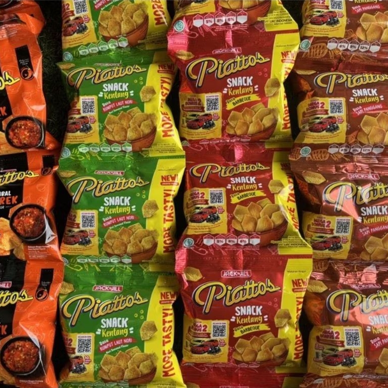 Jual Ciki Piattos Renceng isi 10 Snack Kentang Piattos Satuan @20gr ...