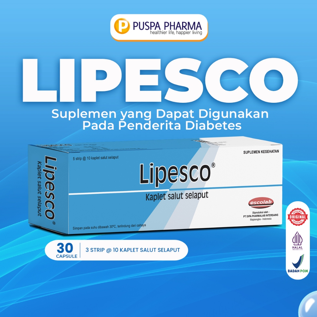 Jual Lipesco - Suplemen untuk penderita diabetes - isi 50 Capsule ...