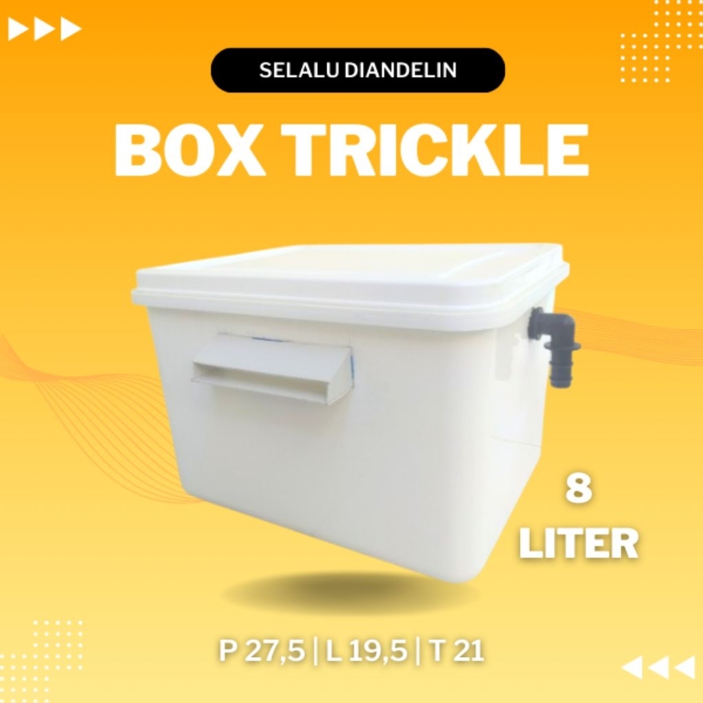 Jual Box Kotak Filter Trickle 1 Susun Air Terjun Kapasitas 8 Liter ...