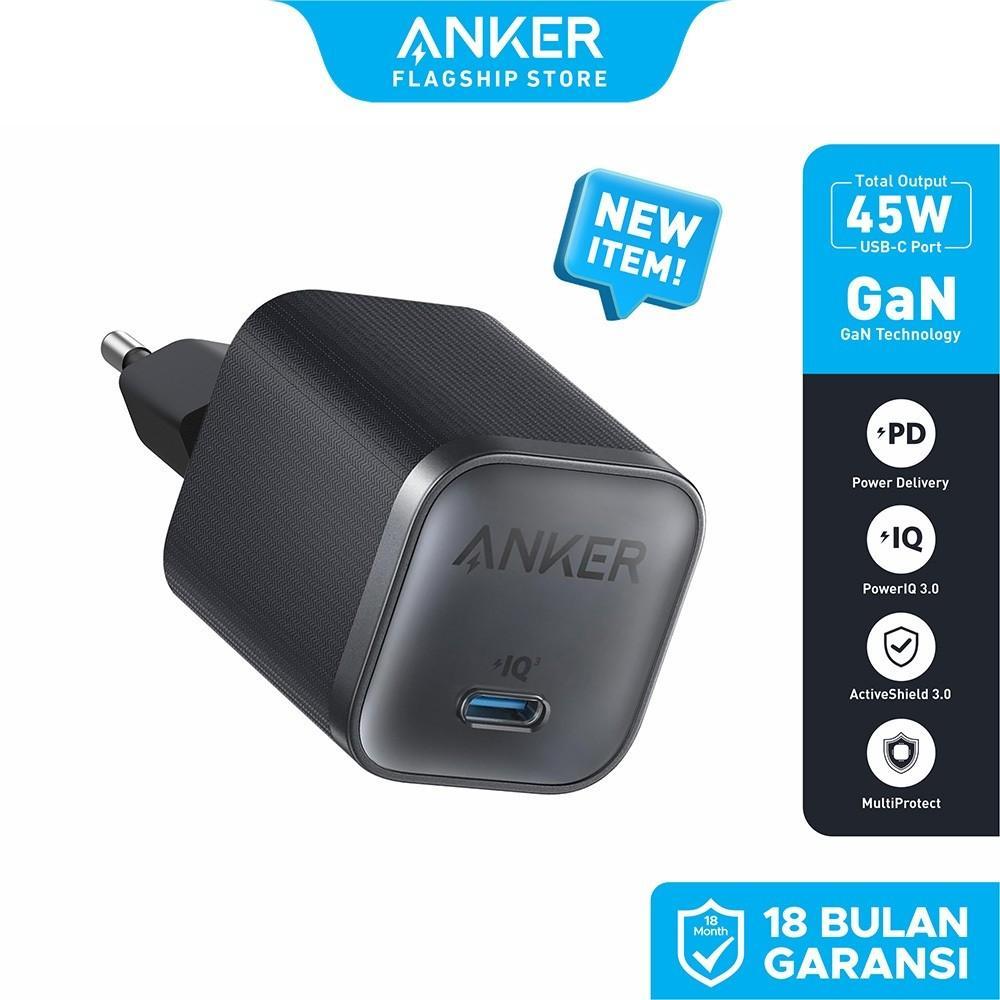 Jual Anker Nano Charger 45W Type C Fast Charging USB Type C Adaptor Zolo 25W For Samsung iPhone ...