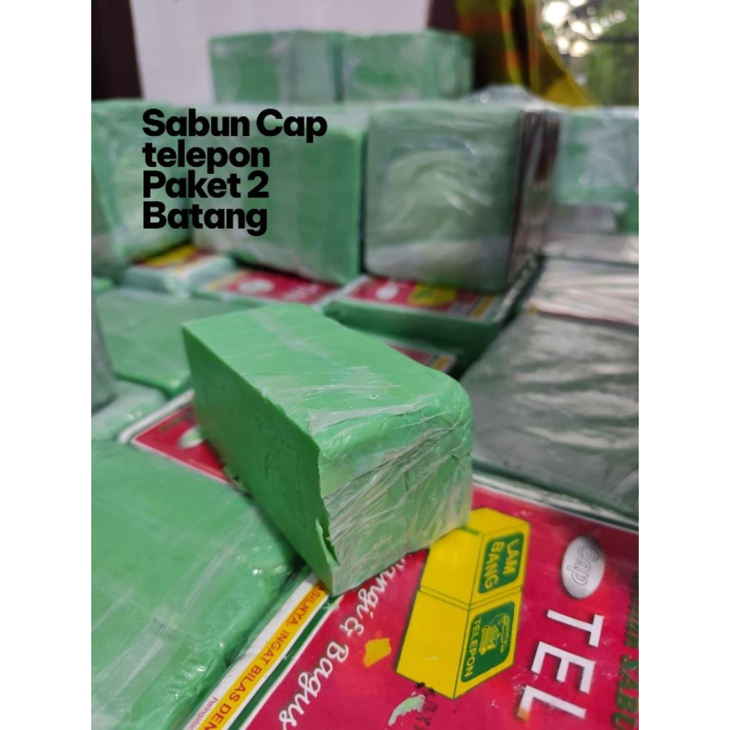 Jual Sabun Cap telepon isi 2 batang pembersih noda wangi dan bagus ...