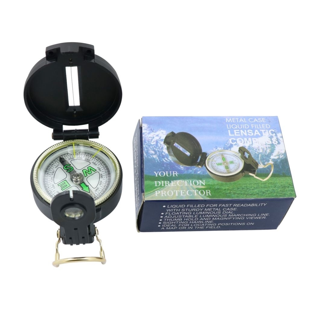 Jual Kompas Bidik Mata Angin / Compass Lensa Bulat ZC-45 | Shopee Indonesia