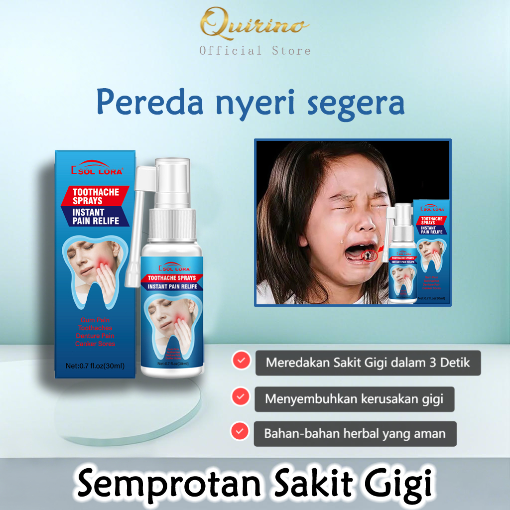 Jual Quirino Obat Sakit Gigi Semprot Obat Sakit Gigi Berlubang Oral ...