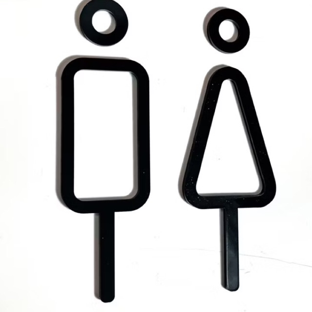 Jual Sign Kamar Mandi Akrilik Timbul / Sign Toilet Acrylic Timbul ...