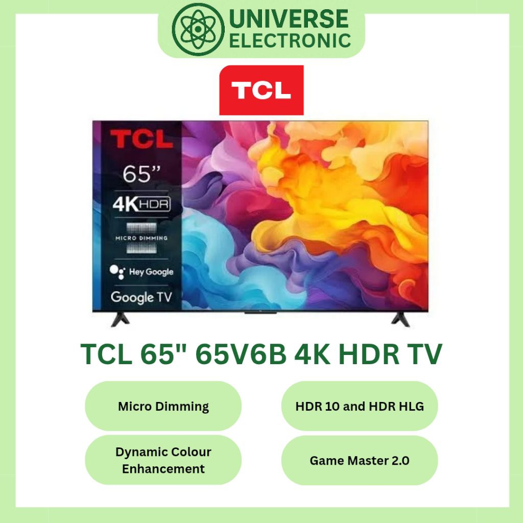 Jual TCL 65V6B 4K HDR MICRO DIMMING GOOGLE TV 65 Inch | Shopee Indonesia