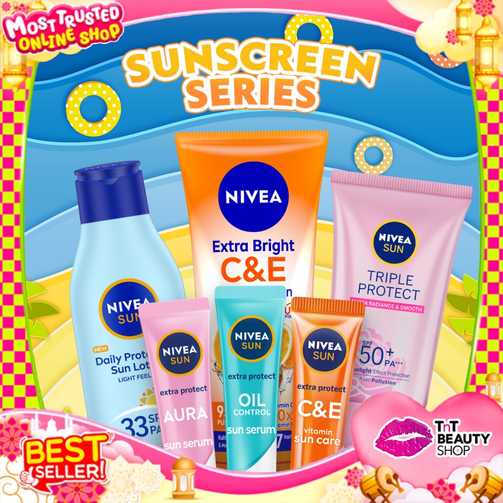 Jual Nivea Sunscreen Sun Protect Series | Body Serum - Triple Protect ...