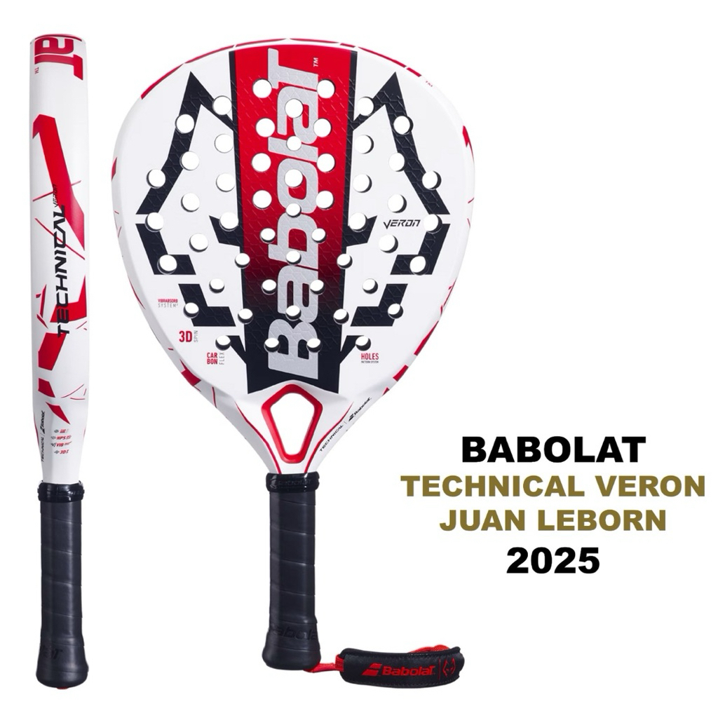 Jual Raket Padel Babolat Technical Veron Juan Lebron 2025 List Red ...