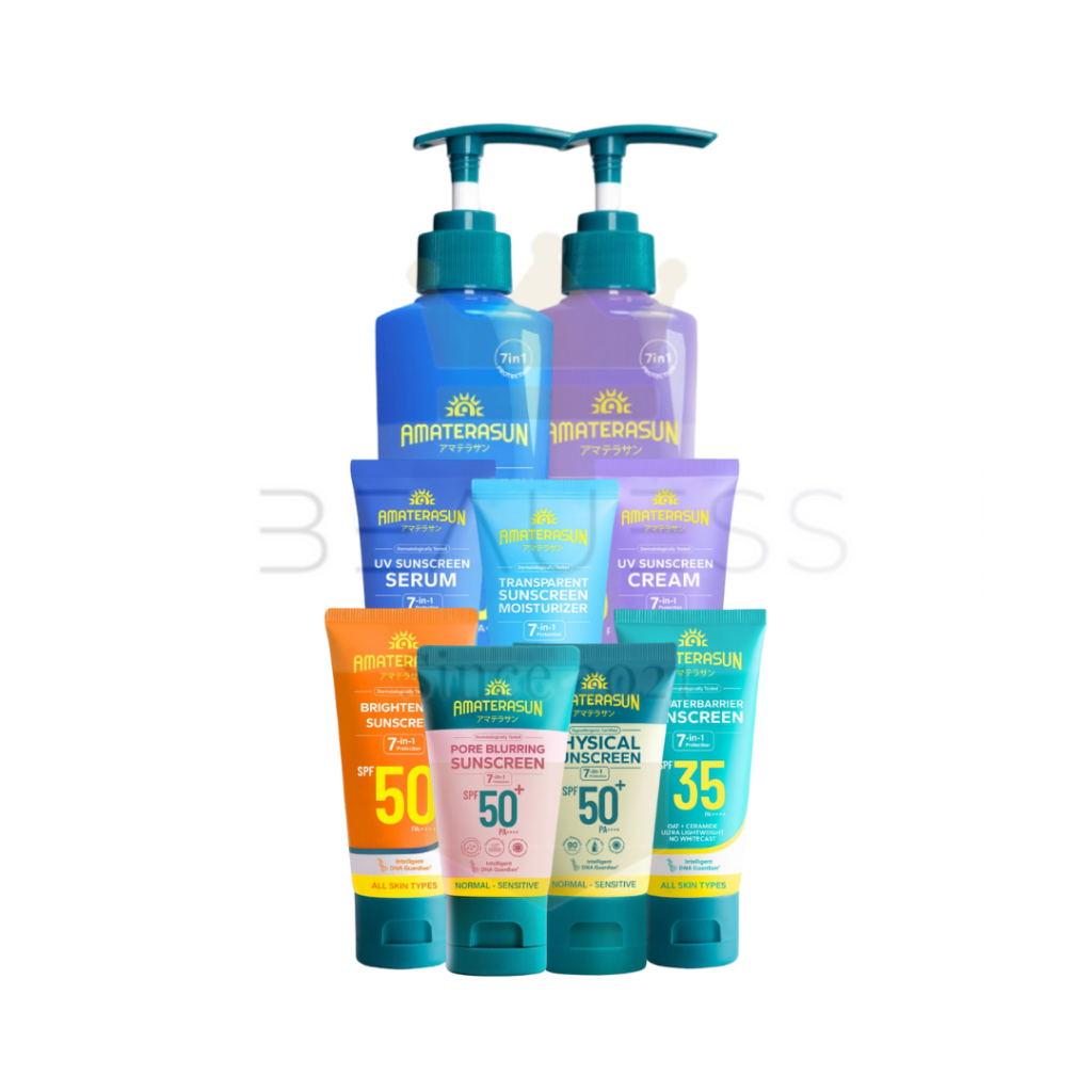 Jual AMATERASUN SUNSCREEN SERIES | BRIGHTENING | PHYSICAL | TRANSPARENT ...