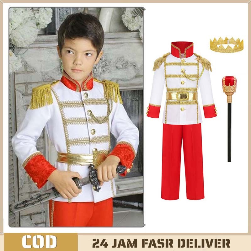 Jual 1 Set Kostum Pangeran Anak Laki-Laki Prince Charming Halloween ...