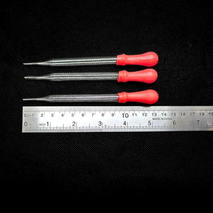 Jual Pipet Tetes Kaca / Pipet Pasteur Tebal & Tipis dengan Karet Latex ...