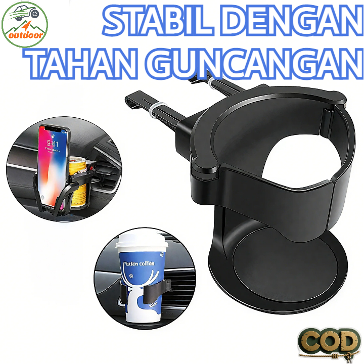 Jual Cup Holder Mobil Tempat Minuman Botol Gelas - Air Vent AC ...