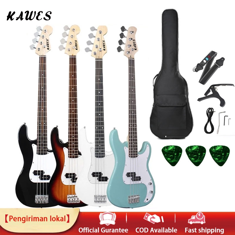 Jual KAWES Bass Listrik Bass Listrik Empat Senar / Set Pemula / Bass ...