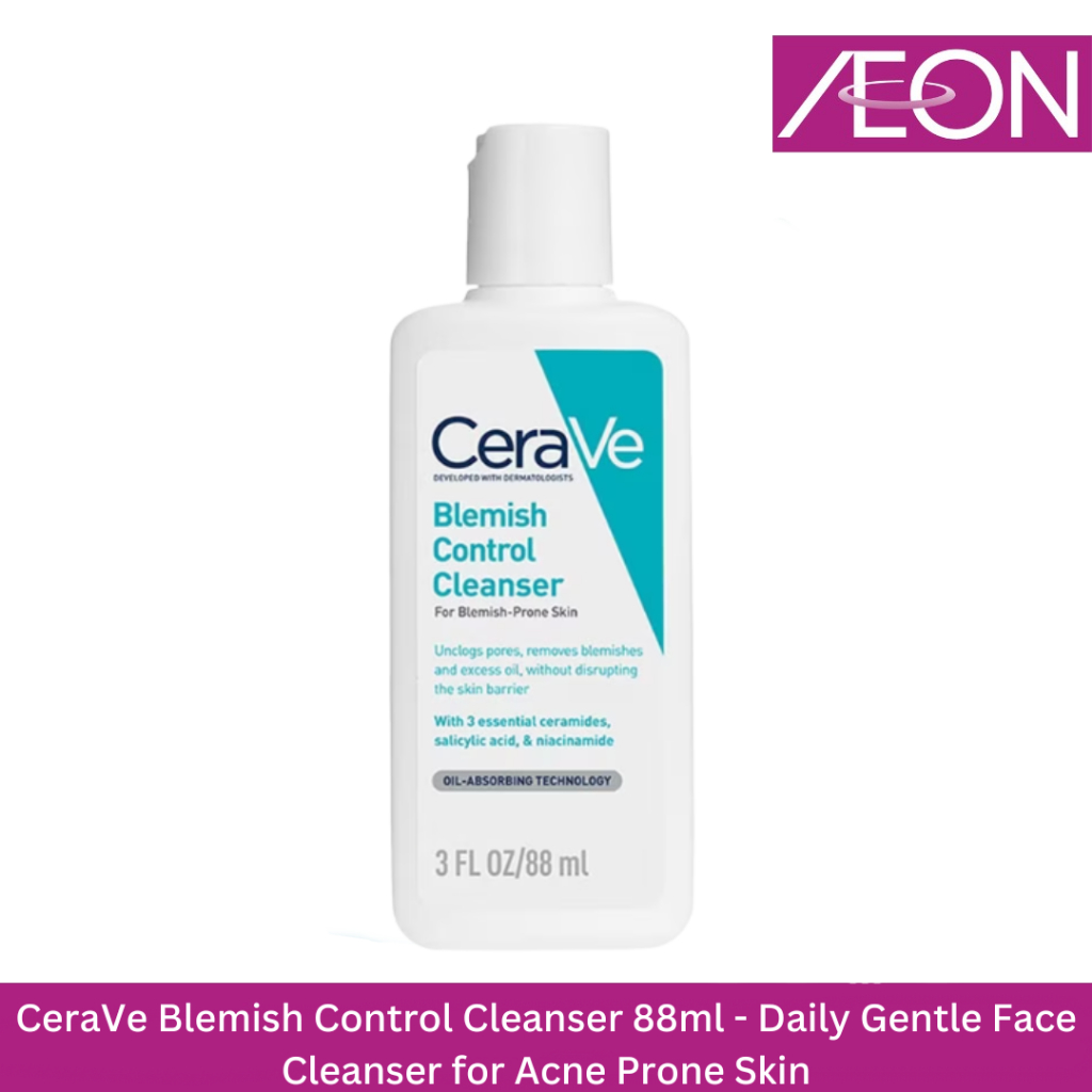 Jual CeraVe Blemish Control Cleanser 88ml - Daily Gentle Face Cleanser ...