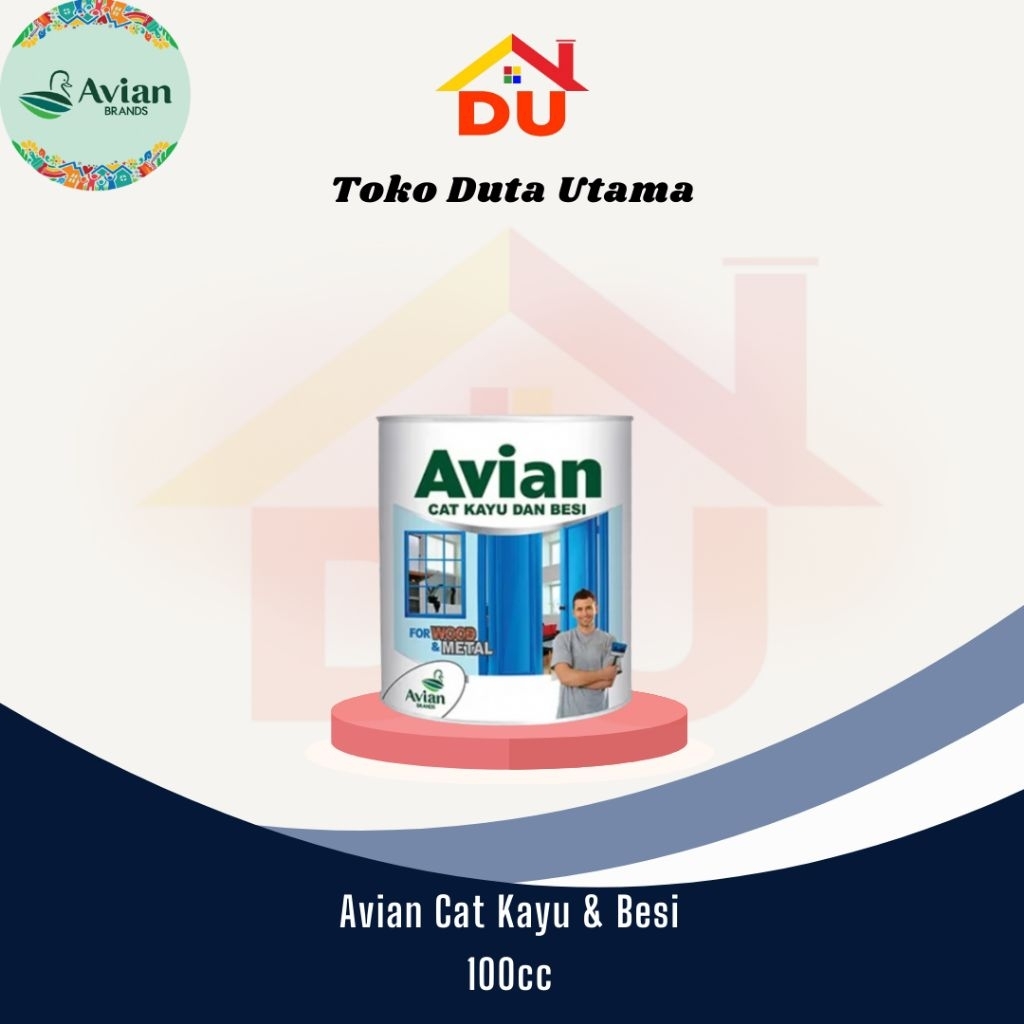 Jual Cat Avian Kayu Dan Besi Ukuran 100 cc | Shopee Indonesia
