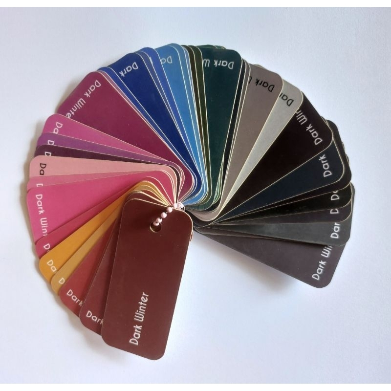Jual SWATCH FAN DARK WINTER [READYSTOCK] Kipas Warna Personal Color ...