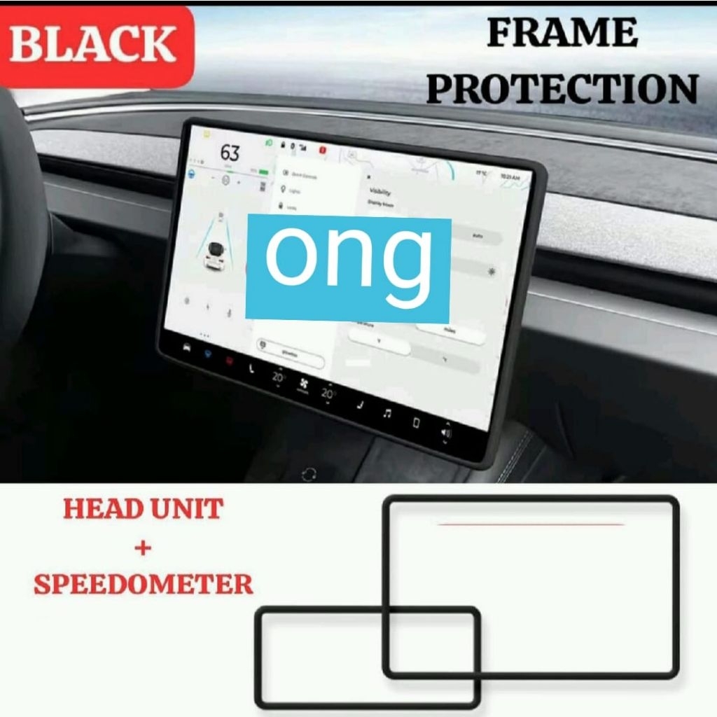 Jual cover karet rubber silikon bamper pelindung frame bingkai head ...