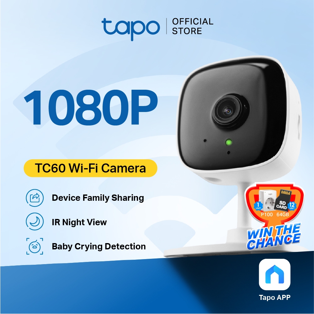 Jual TAPO TC60 Smart IP Camera CCTV 2MP Full HD Indoor WiFi Wireless 2 ...