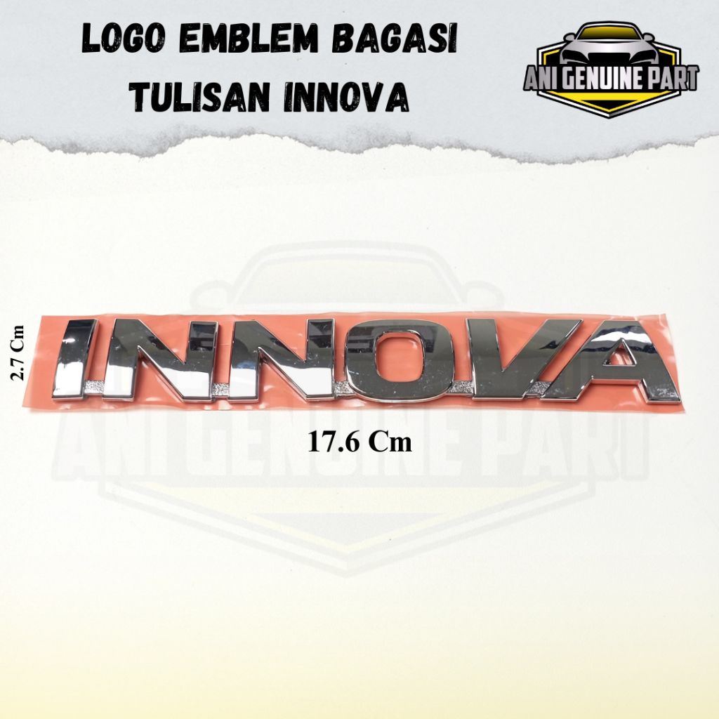 Jual Logo / Emblem / Tulisan Innova Reborn 2016-2021 ORIGINAL | Shopee ...