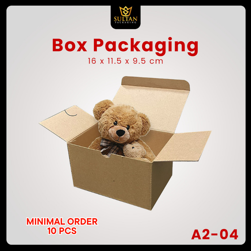 Jual Box Packaging - Kotak kardus - Box Packaging Polos 16X11.5X9.5 ...
